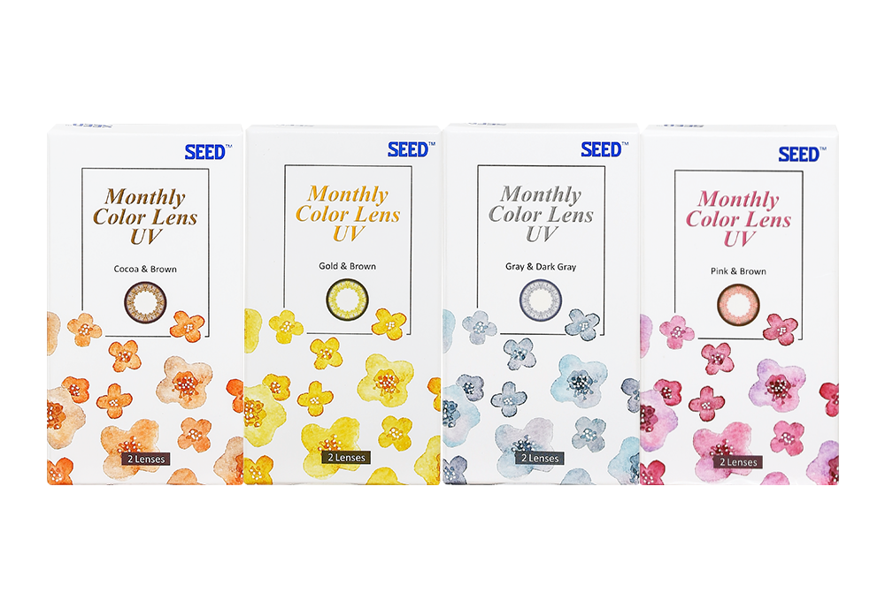 シード マンスリー カラー レンズ UV(2箱セット) : コンタクトレンズ通販のLENSMODEなら処方箋不要