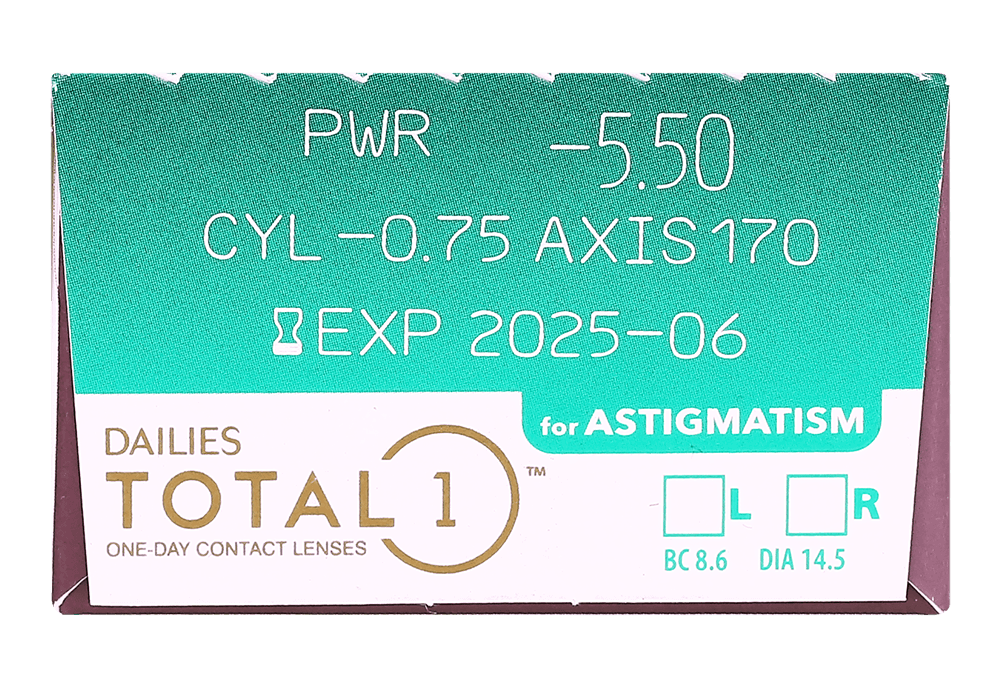 デイリーズ トータル ワン トーリック : コンタクトレンズ通販のLENSMODEなら処方箋不要