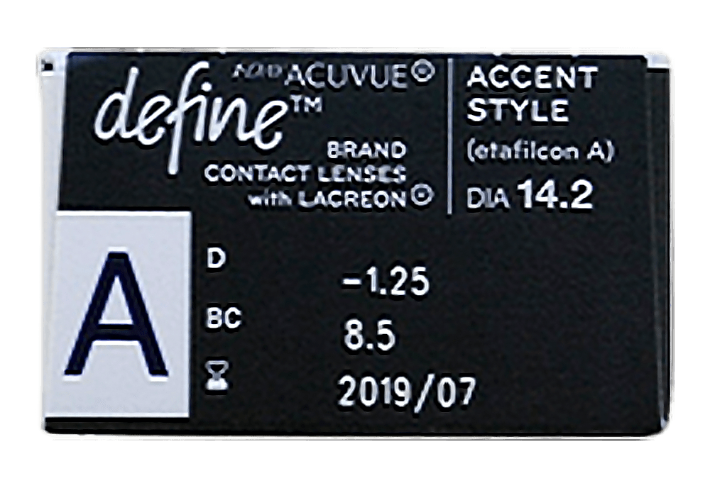 ワンデーアキュビューディファインモイスト（アクセントスタイル） : コンタクトレンズ通販のLENSMODEなら処方箋不要